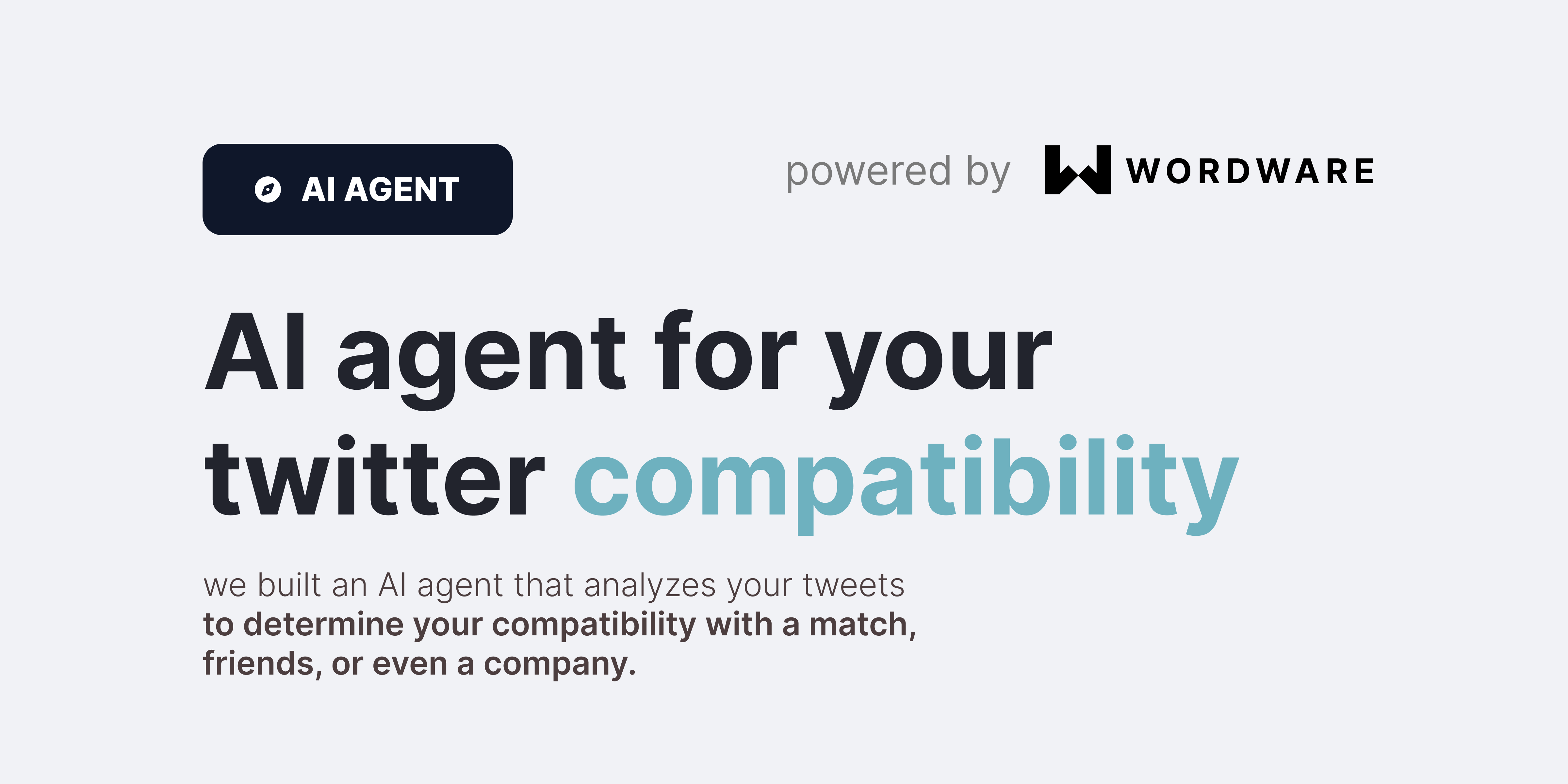 Twitter Personality - AI Agent by Wordware